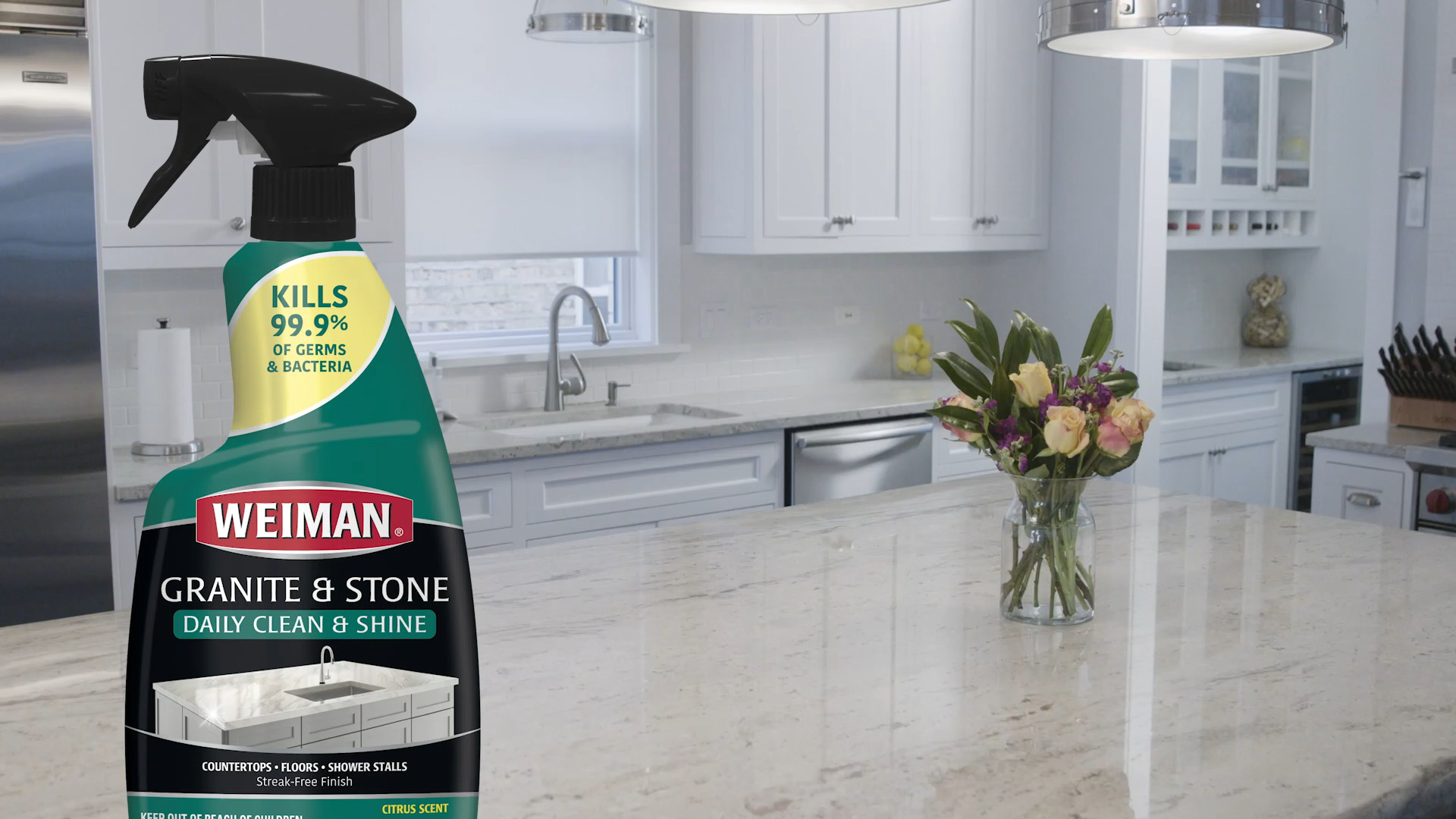 Watch Weiman Granite & Stone Disinfectant Daily Clean & Shine on Amazon ...