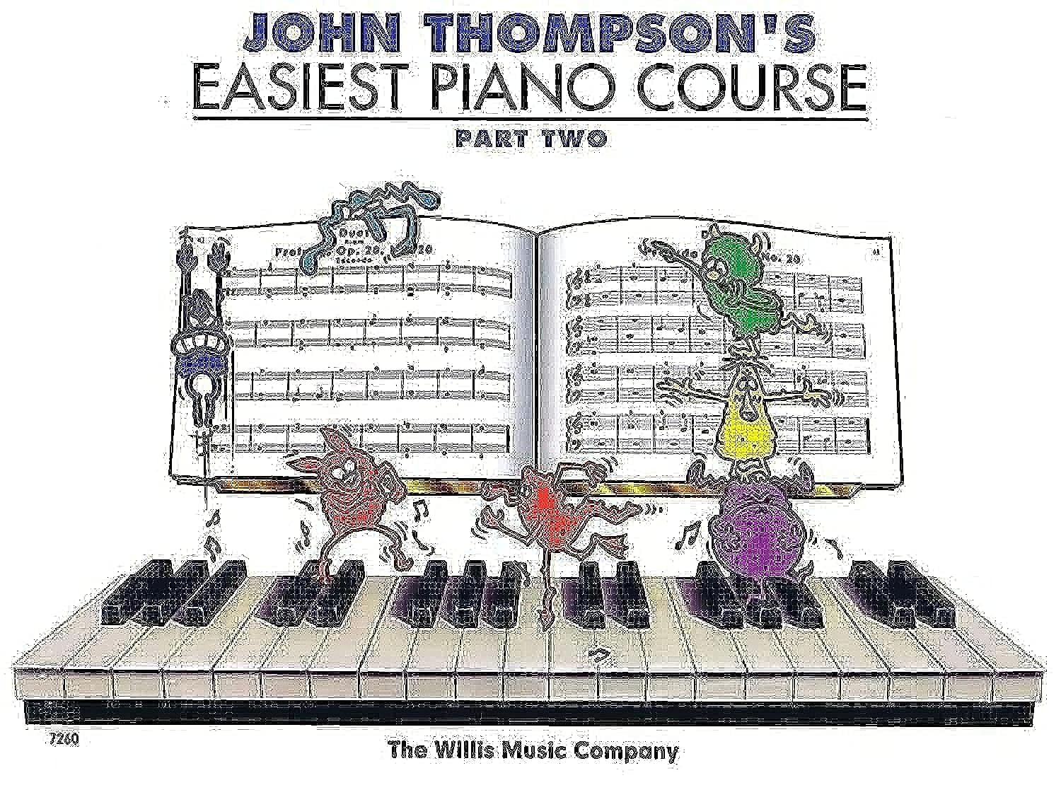 John Thompsons Easiest Piano Course Part 2 | Beginner Piano Lesson Book ...