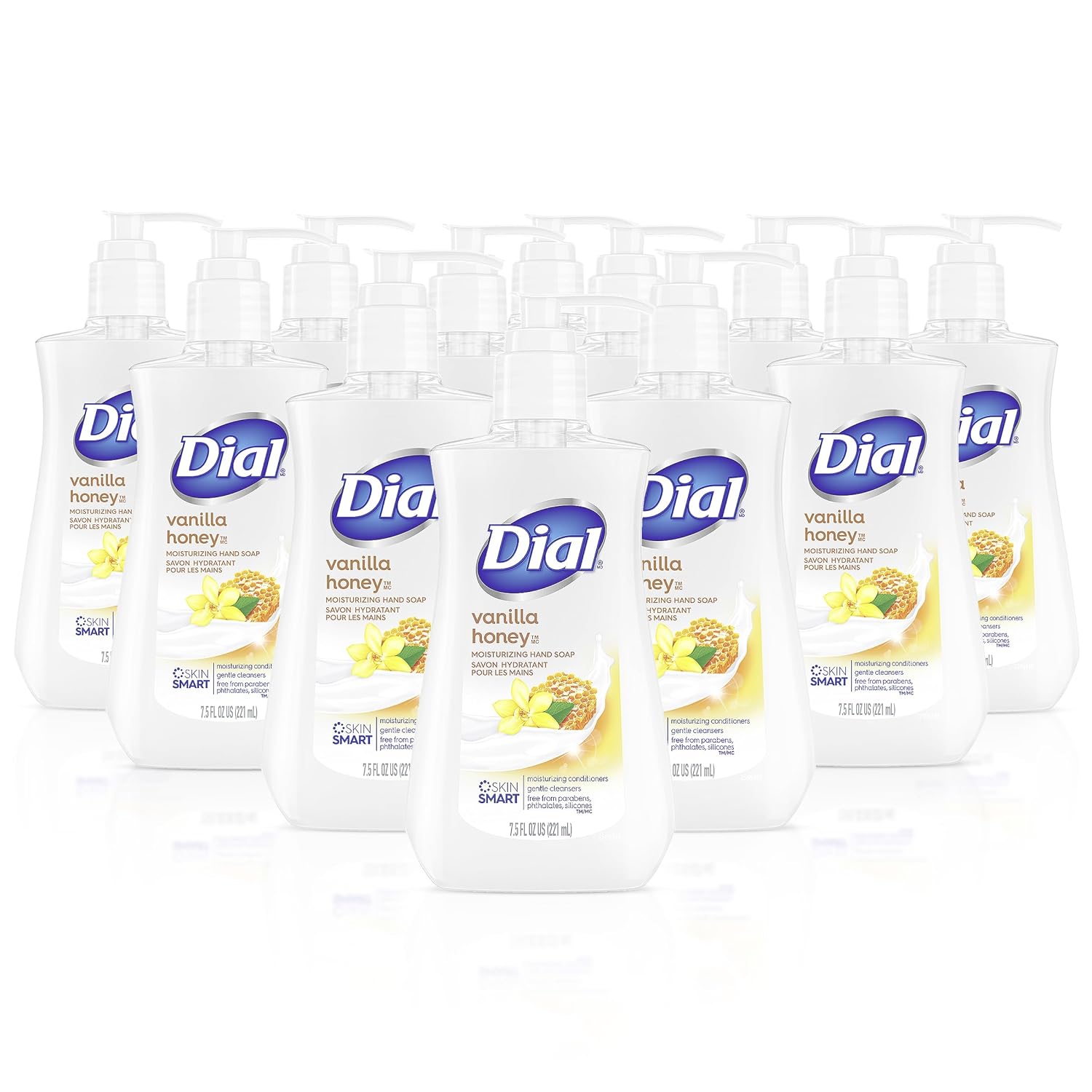 Amazon.com : Dial Liquid Hand Soap, Vanilla Honey, 7.5 fl oz, Pack of ...