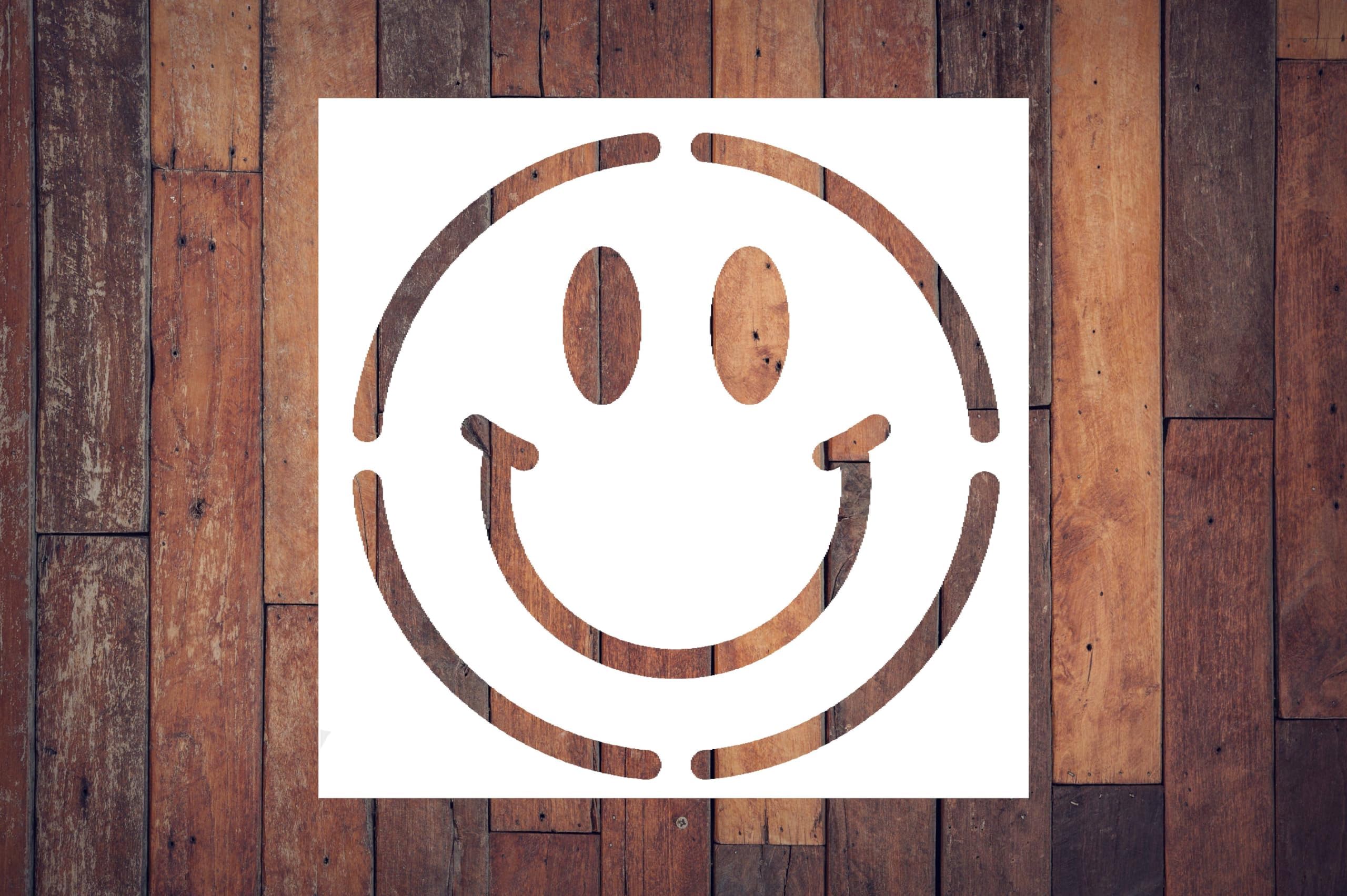 Amazon.com : Smiley Face Stencil - Smiley Face Stencils, Smiley Face ...