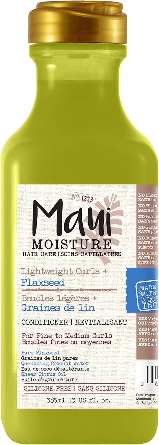 Maui Moisture Gentle and Lightweight Flaxseed Conditioner, 385 ml ...