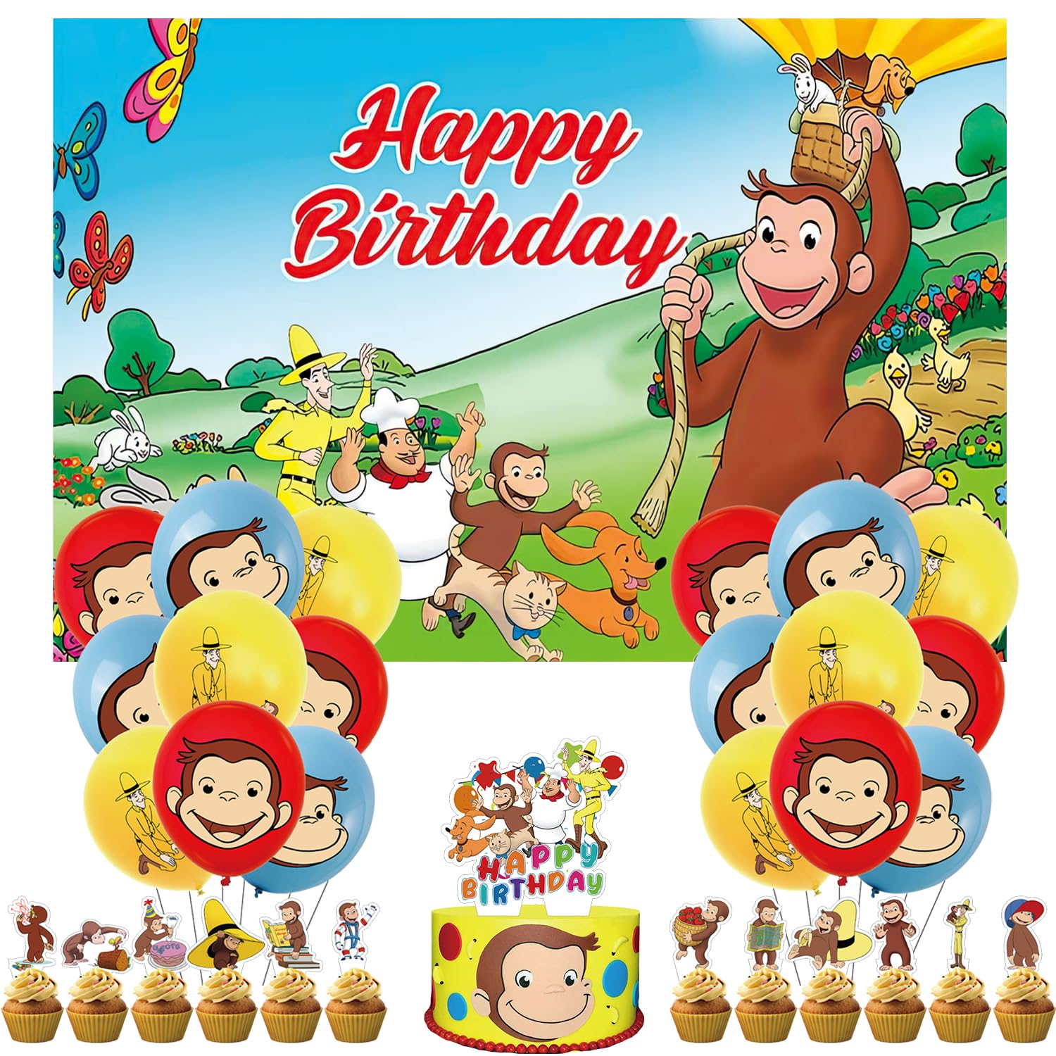 Sfondo Compleanno Curioso George