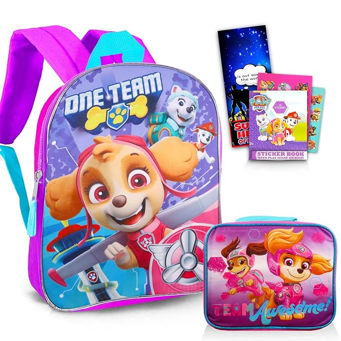 Buy Paw Patrol Backpack and Lunch Box Set for Kids - Bundle with Paw ...