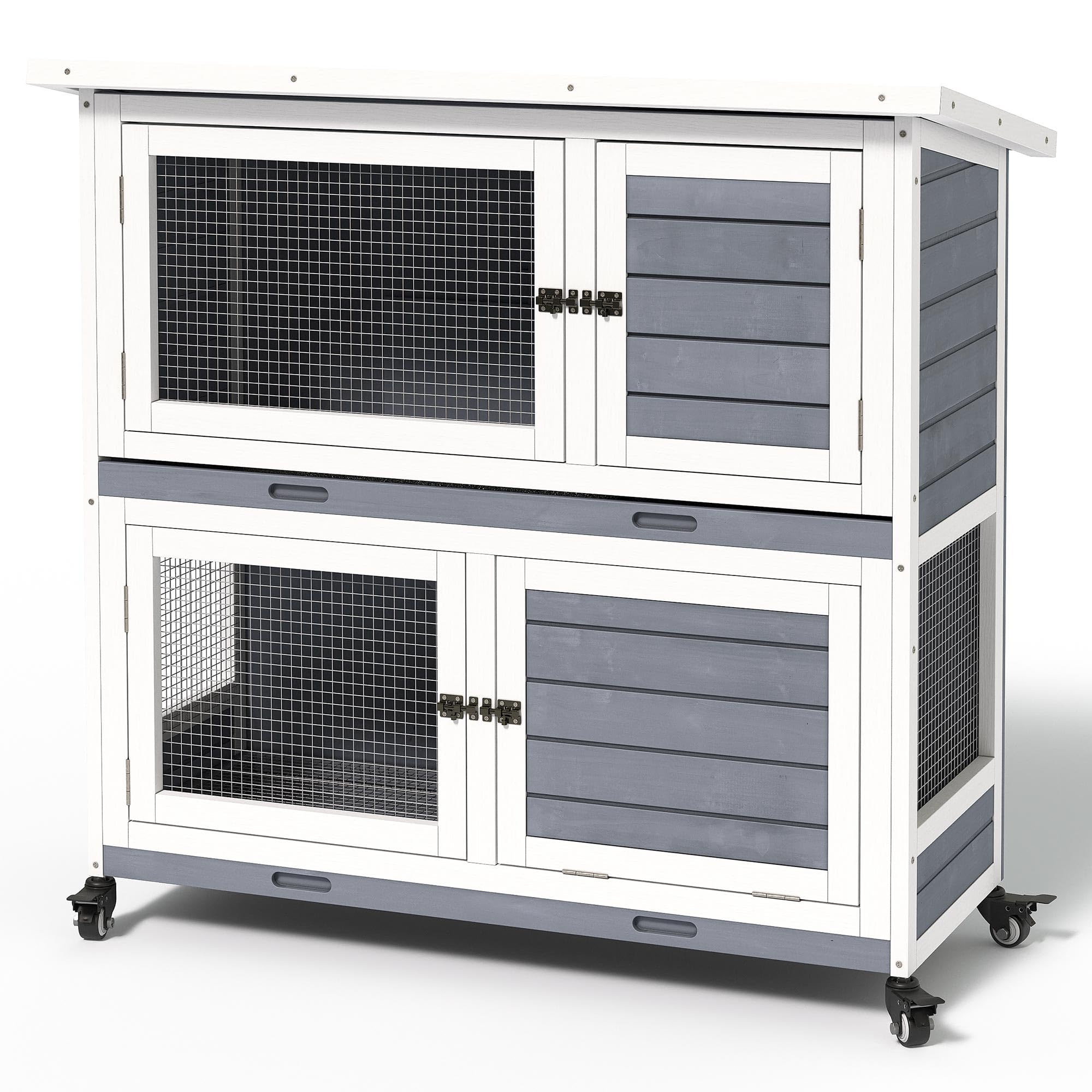 Snapklik.com : YITAHOME Rabbit Hutch Indoor Outdoor Bunny Cage Bunny ...
