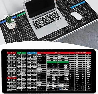 Amazon.com : AGSIXZLAN Anti Slip Keyboard Pad with Shortcuts-Keyboard ...