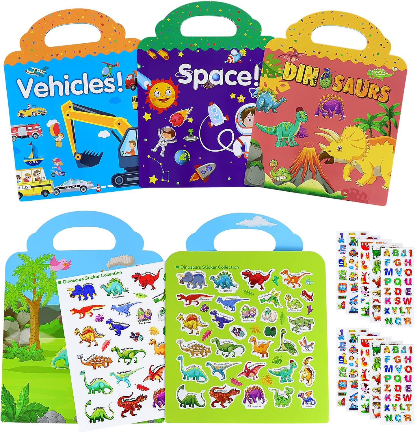 Meetory Reusable Sticker Books Toys For 2 3 4 5 Year Old Boys Girls 3 meetory-reusable-sticker-books-toys-for-2-3-4-5-year-old-boys-girls-3