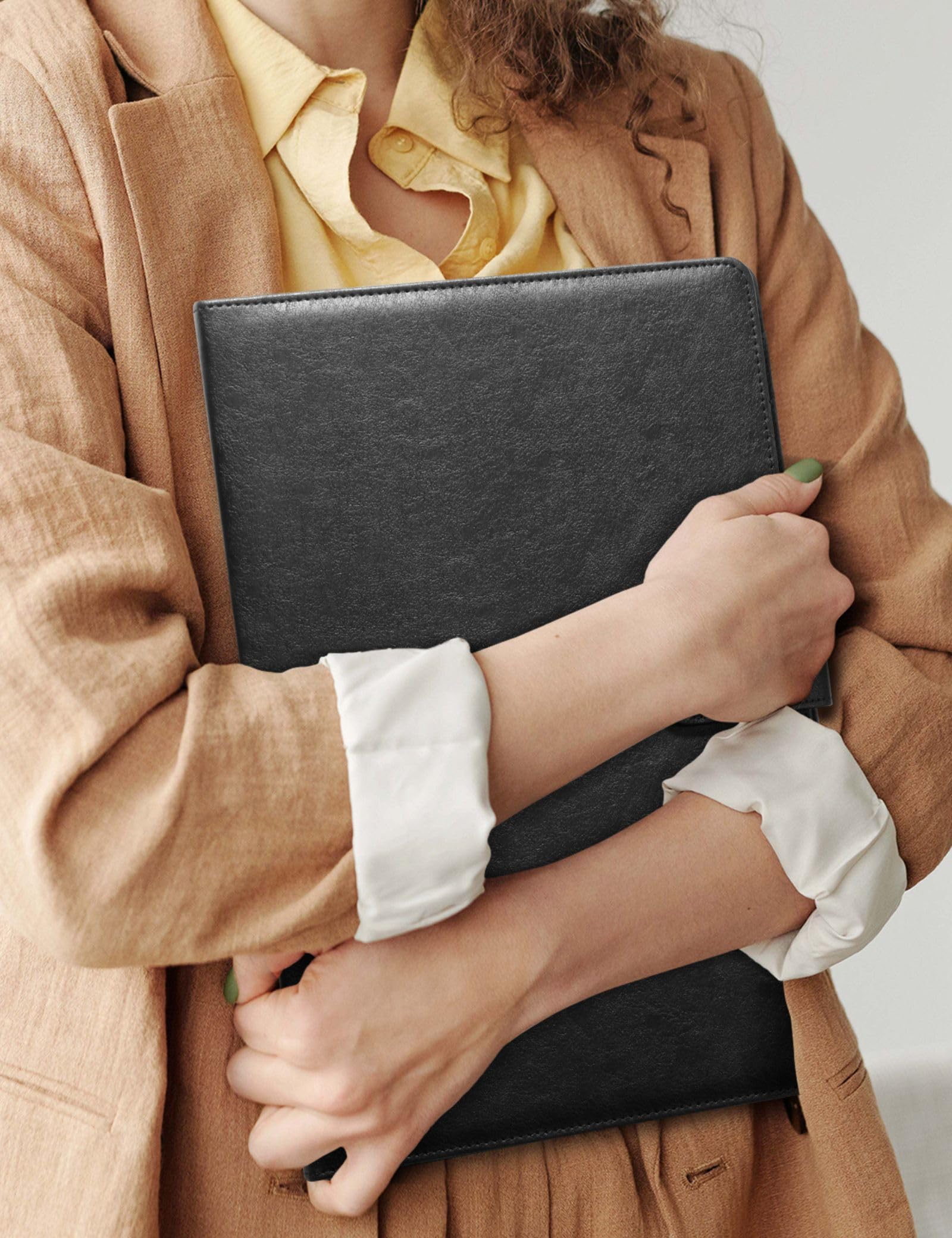 Snapklik.com : Mymazn Padfolio Portfolio Folder, Faux Leather Interview ...