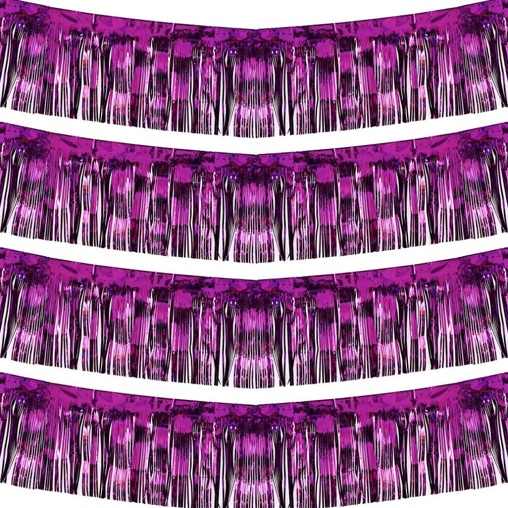Amazon.com: Blukey Black Parade Float Foil Fringe Skirting Decorations ...