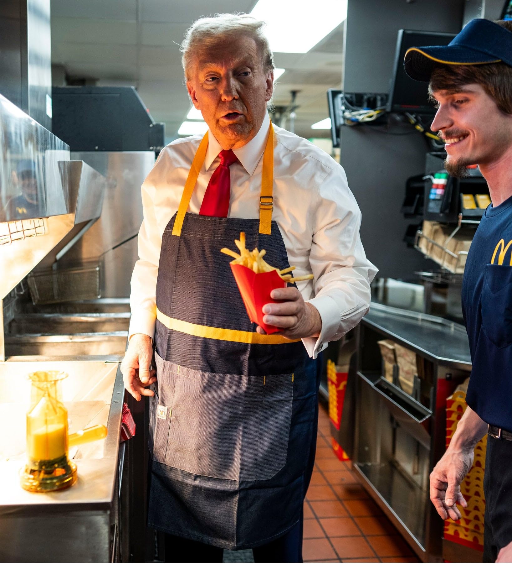 Amazon.com: ConversationPrints DONALD TRUMP MCDONALDS FRIES GLOSSY ...