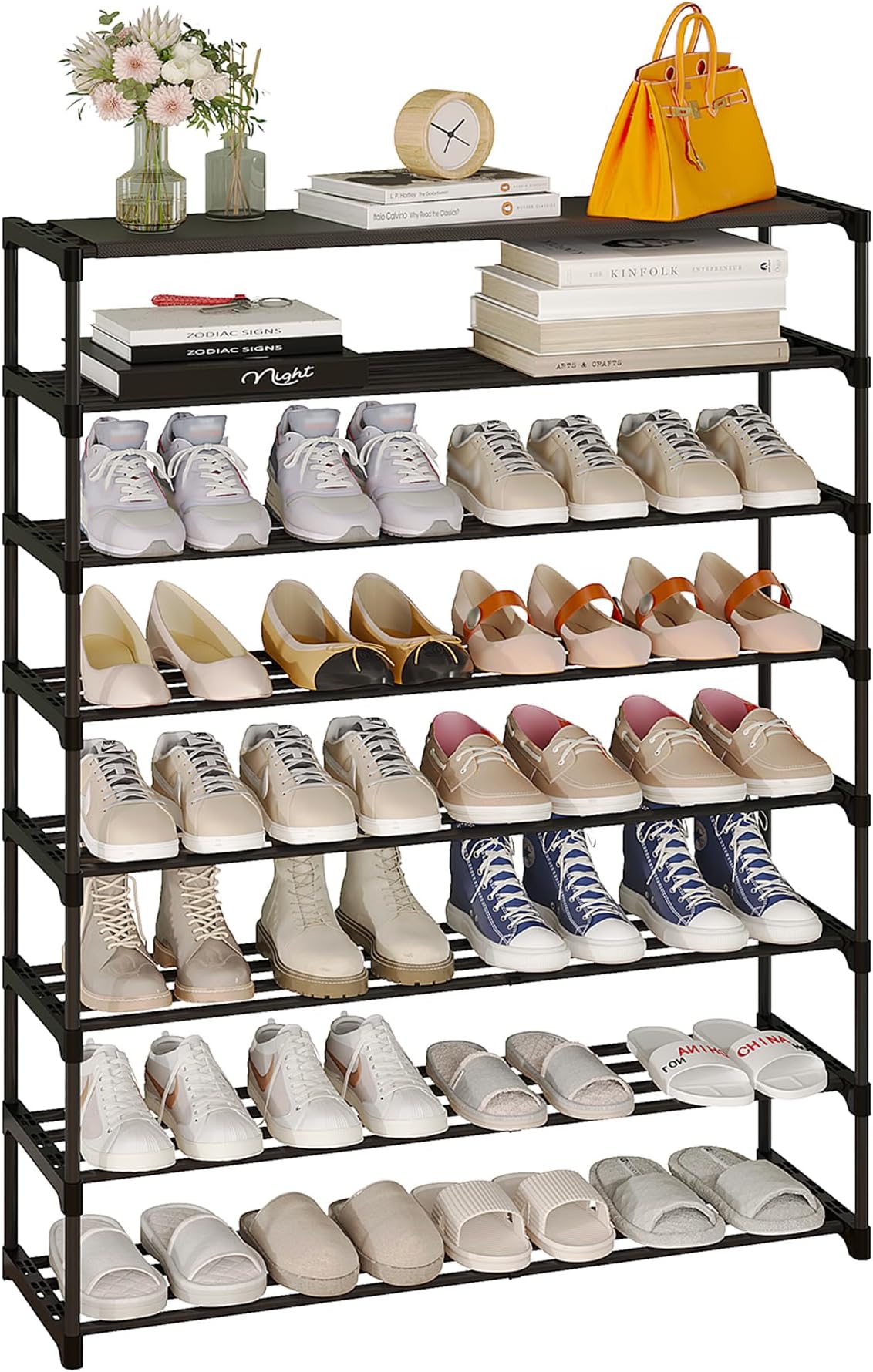 Amazon.com: Whitmor Spacemaker 6-Tier Shelves, Gunmetal : Home & Kitchen