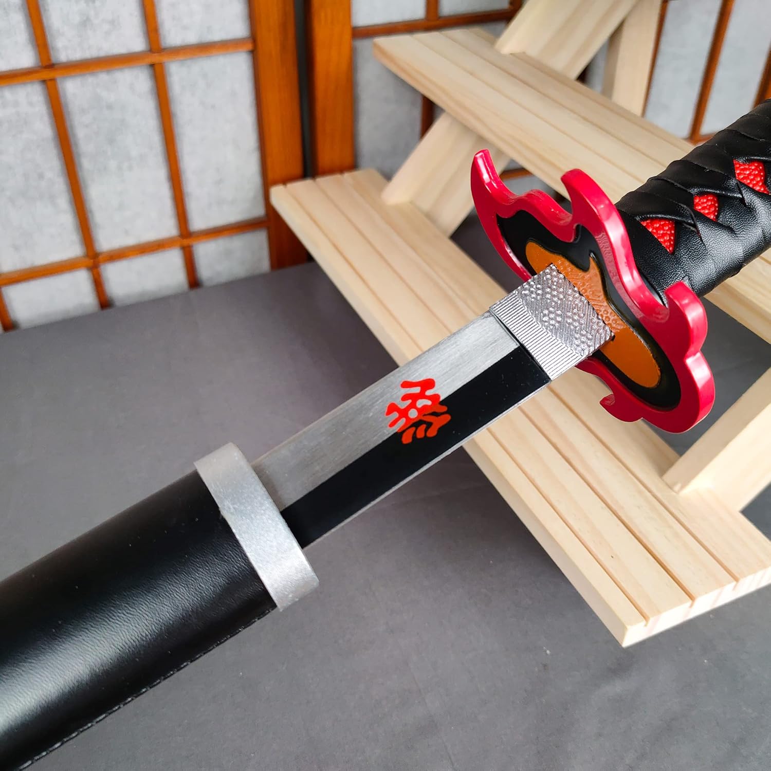 Buy Demon Slayer Sword 41inches Carbon Steel Sword Anime Cosplay Props ...