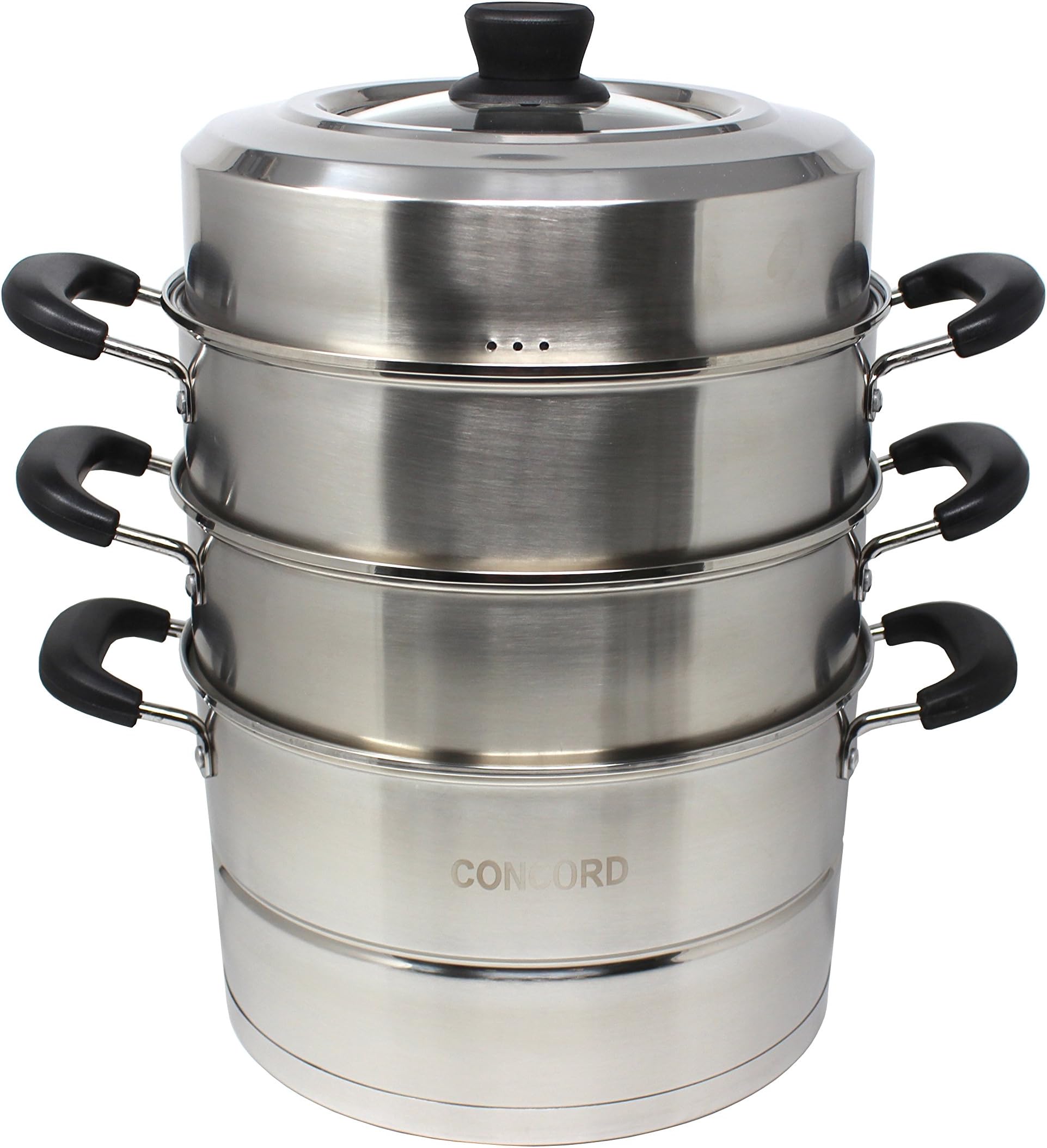 Amazon.com: Town Food Service 14 Inch Aluminum Steamer Set: Chinese ...