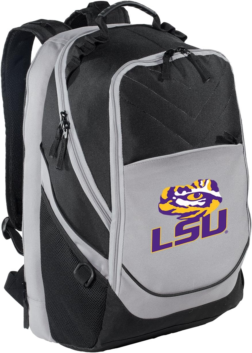 Amazon.com: LSU Tigers Backpack Official LSU Logo Laptop Computer Bag ...