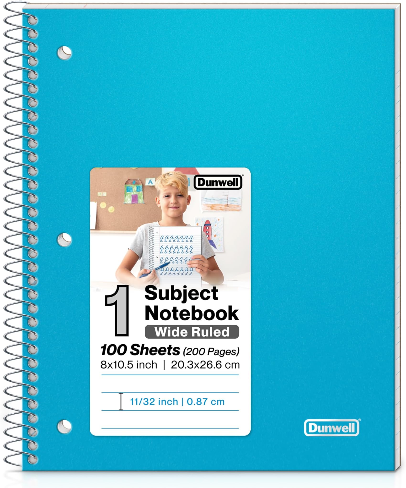 Amazon.com : Spiral Notebooks, 1-Subject Notebook, Wide Ruled Notebooks ...