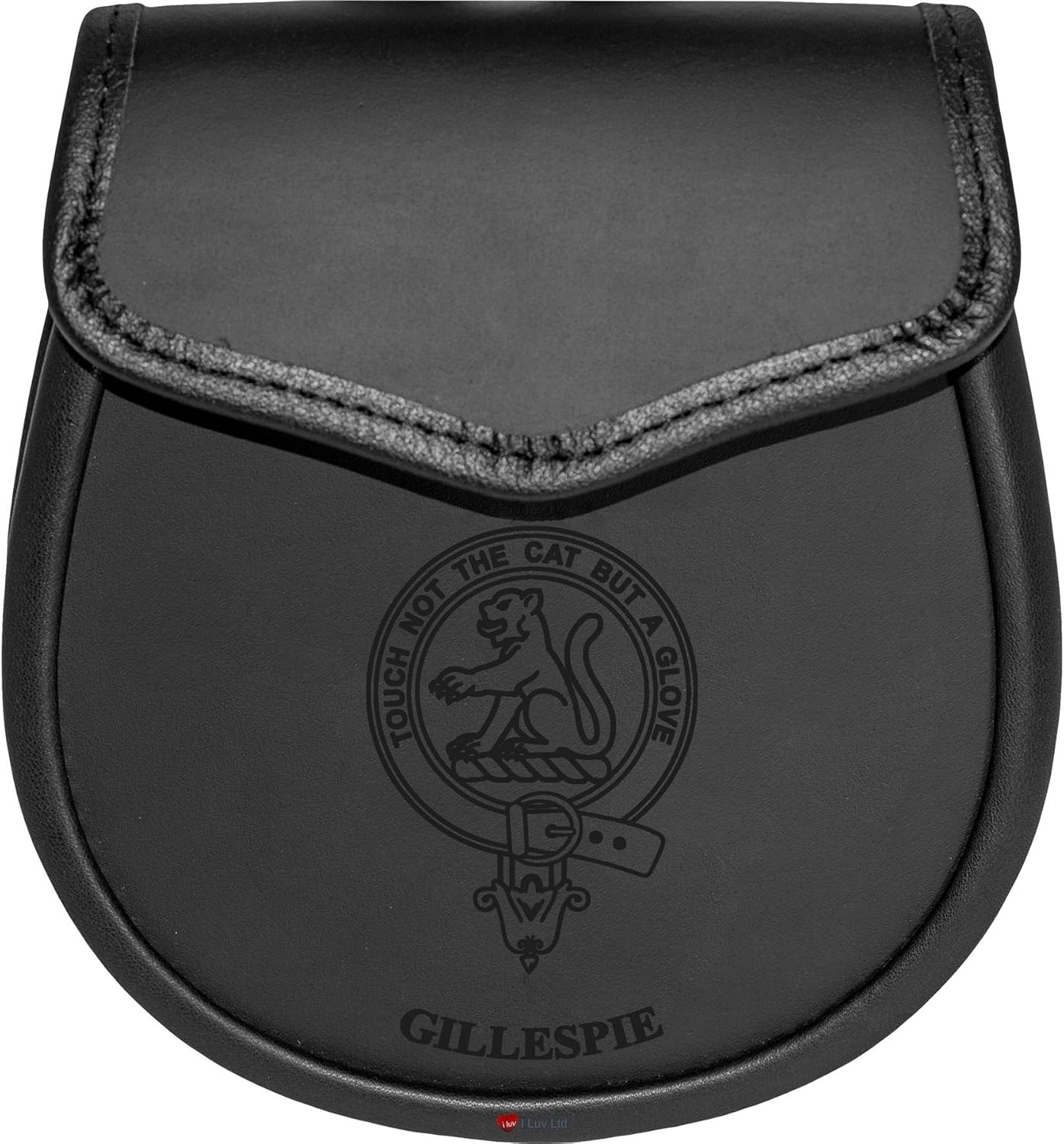Amazon.com: Gillespie Leather Day Sporran Scottish Clan Crest ...