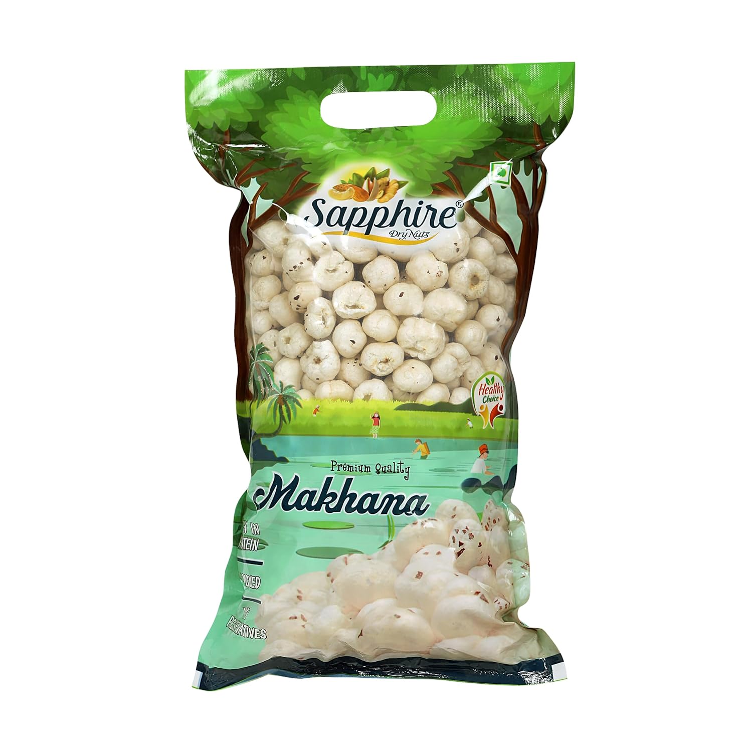 Sapphire Fox Nuts (Phool Makhana) High Protein 250g with 12 Vital ...