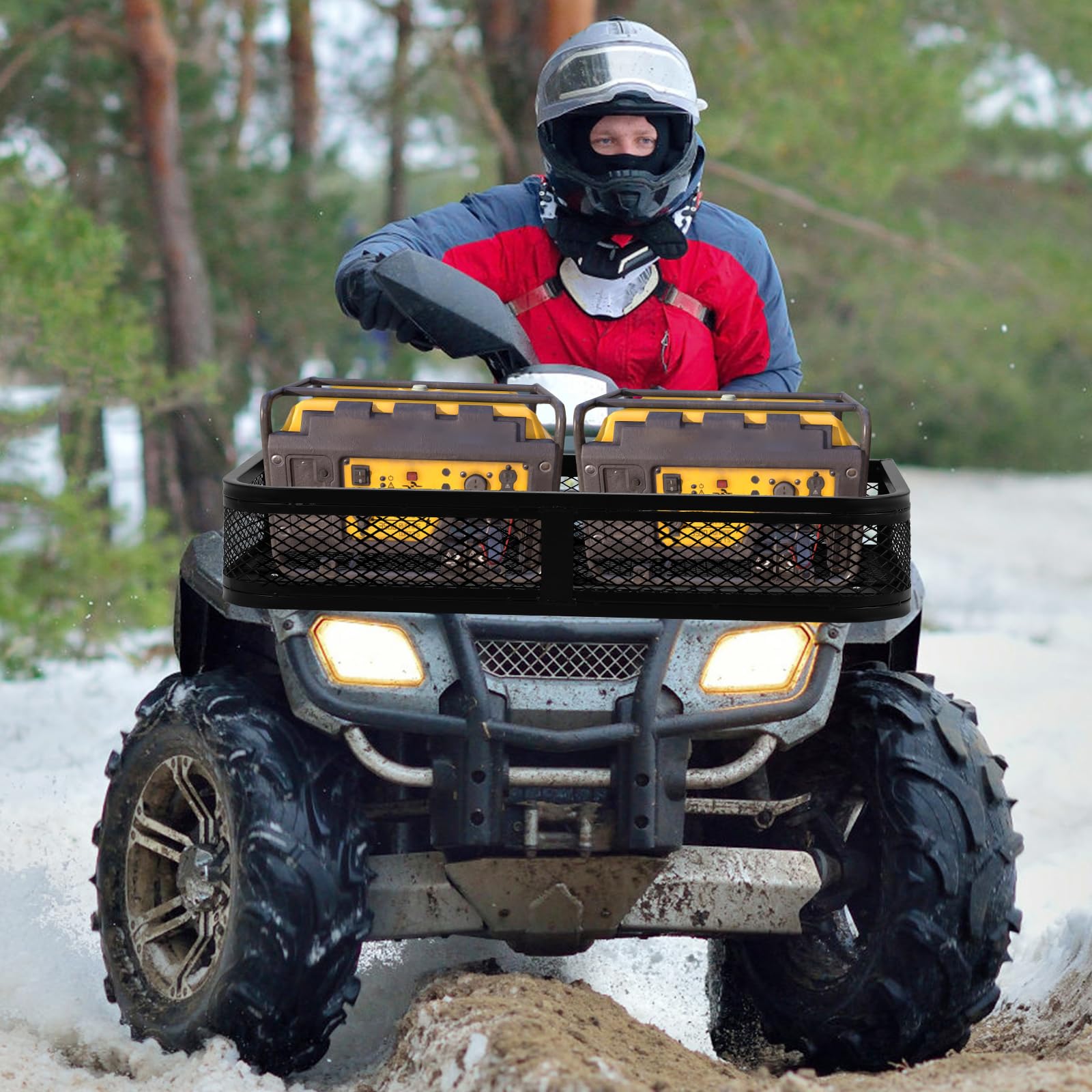 Snapklik.com : SALIRION ATV Front Cargo Basket,Universal ATV/UTV ...