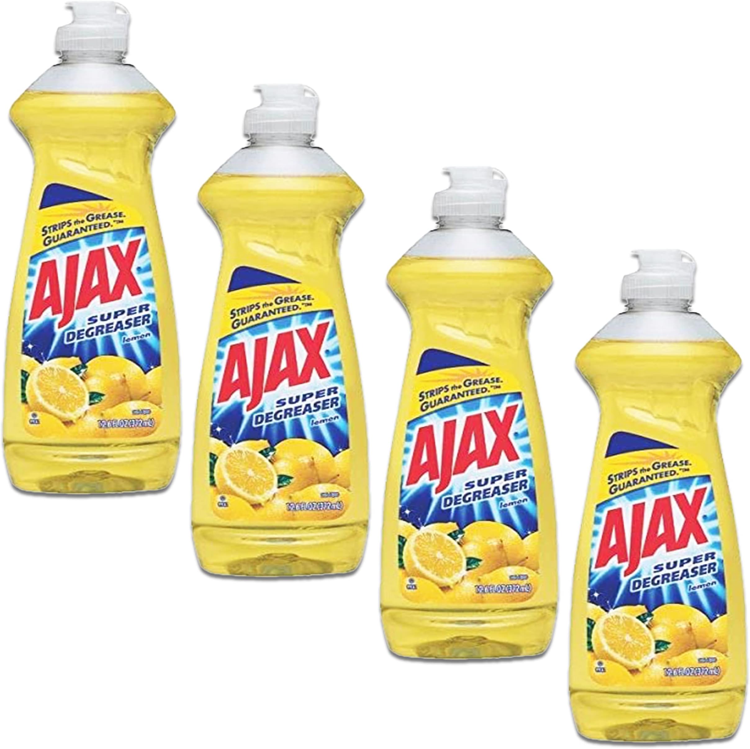 Amazon.com: Ajax Ultra Super Degreaser Dish Soap, Lemon, 52 fl. oz., 6 ...