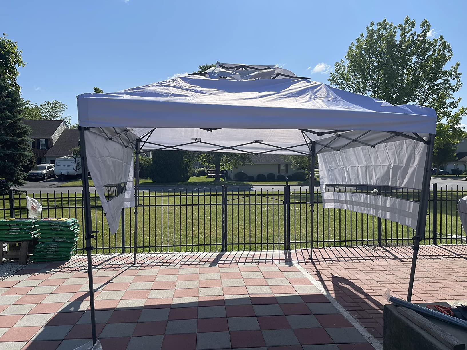 $33/mo - Finance COOSHADE 10x17 Instant Canopy Tent 3-Tier Pop Up ...