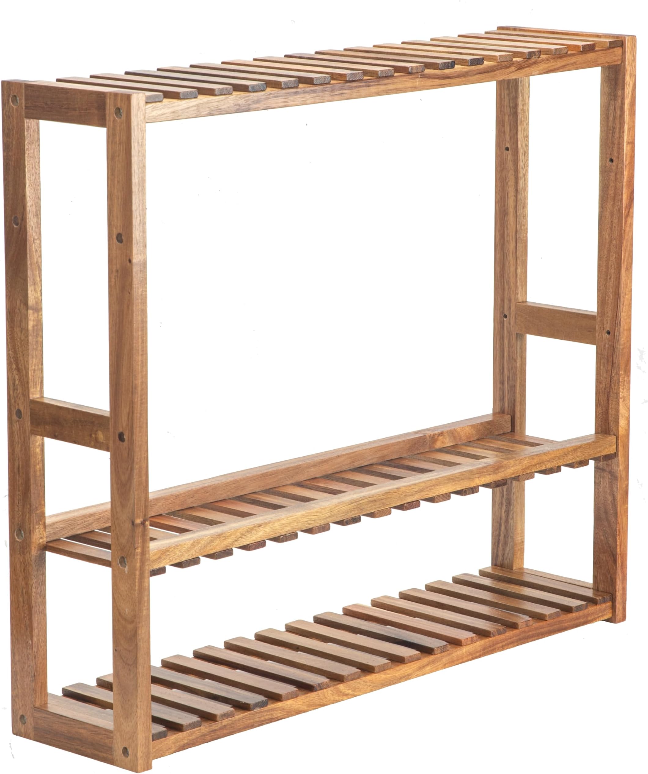 Amazon.com: MEHL CLUB 3 Tier Wood Shelf, with Adjustable Layer ...
