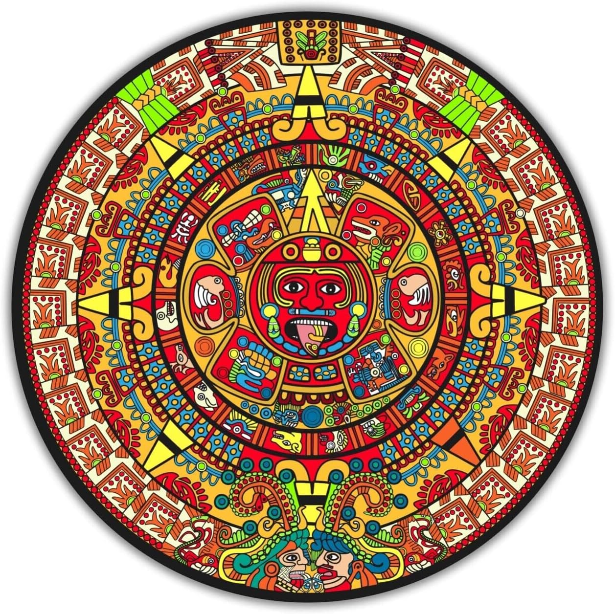 Amazon.com: Kramer Maya Aztec Calendar Vinyl Sticker for Car Truck ...