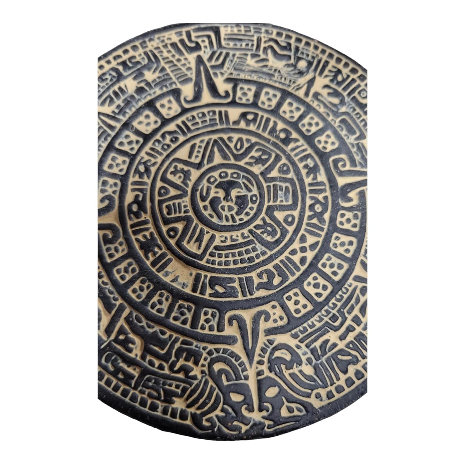 Aztec Calendar Wall Decor, Aztec Calendar Clay Decor, Piedra Del Sol ...
