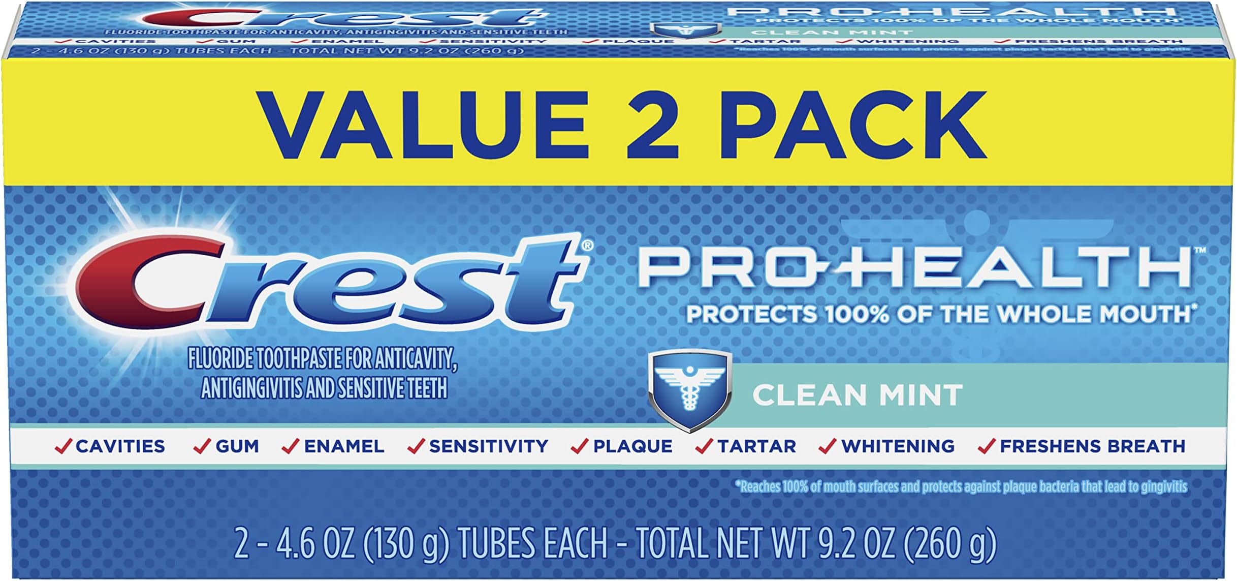Amazon.com : Crest Pro-Health Whitening Gel Toothpaste, 4.6 oz, 3 Count ...