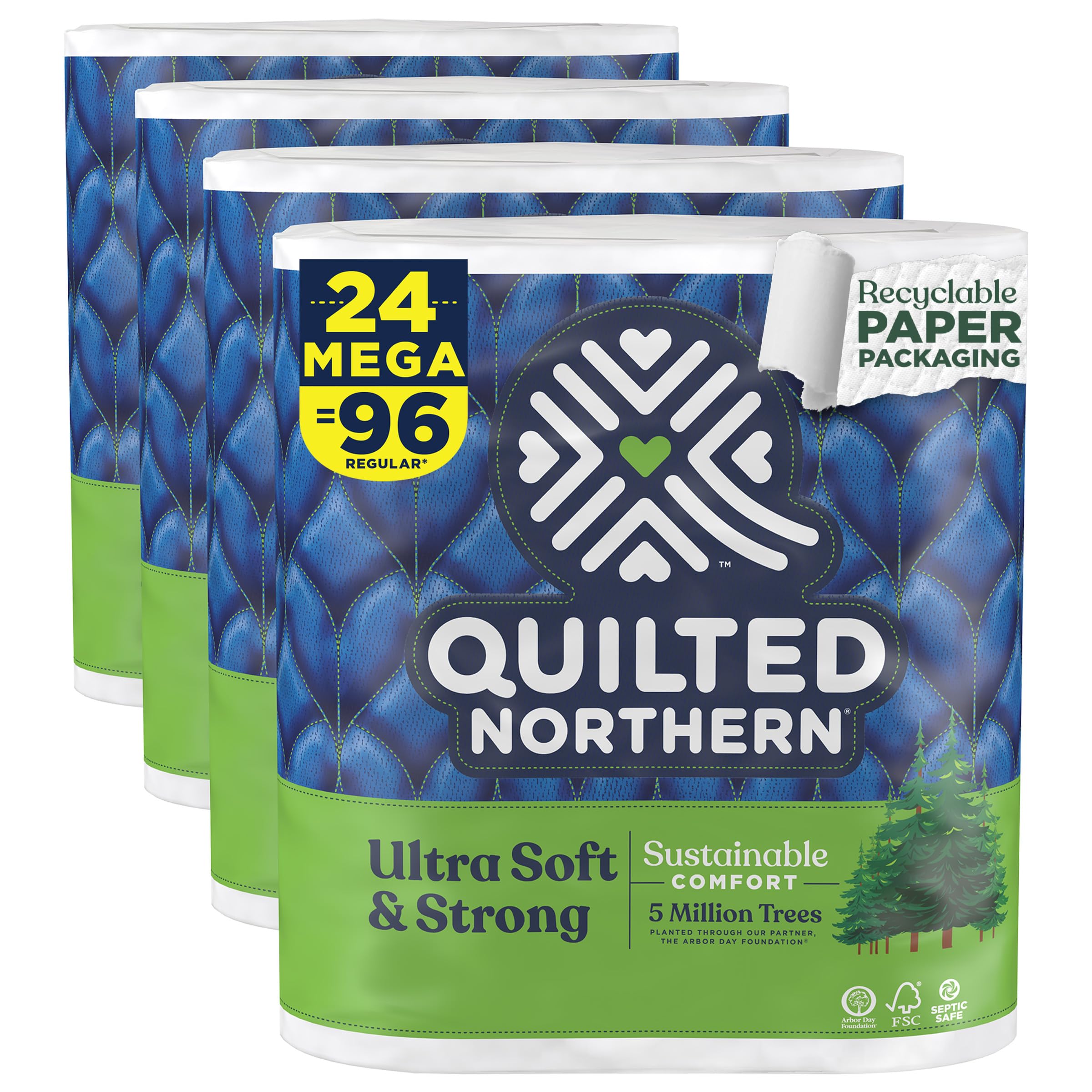 Snapklik.com : Quilted Northern Ultra Soft & Strong Toilet Paper, 24 ...