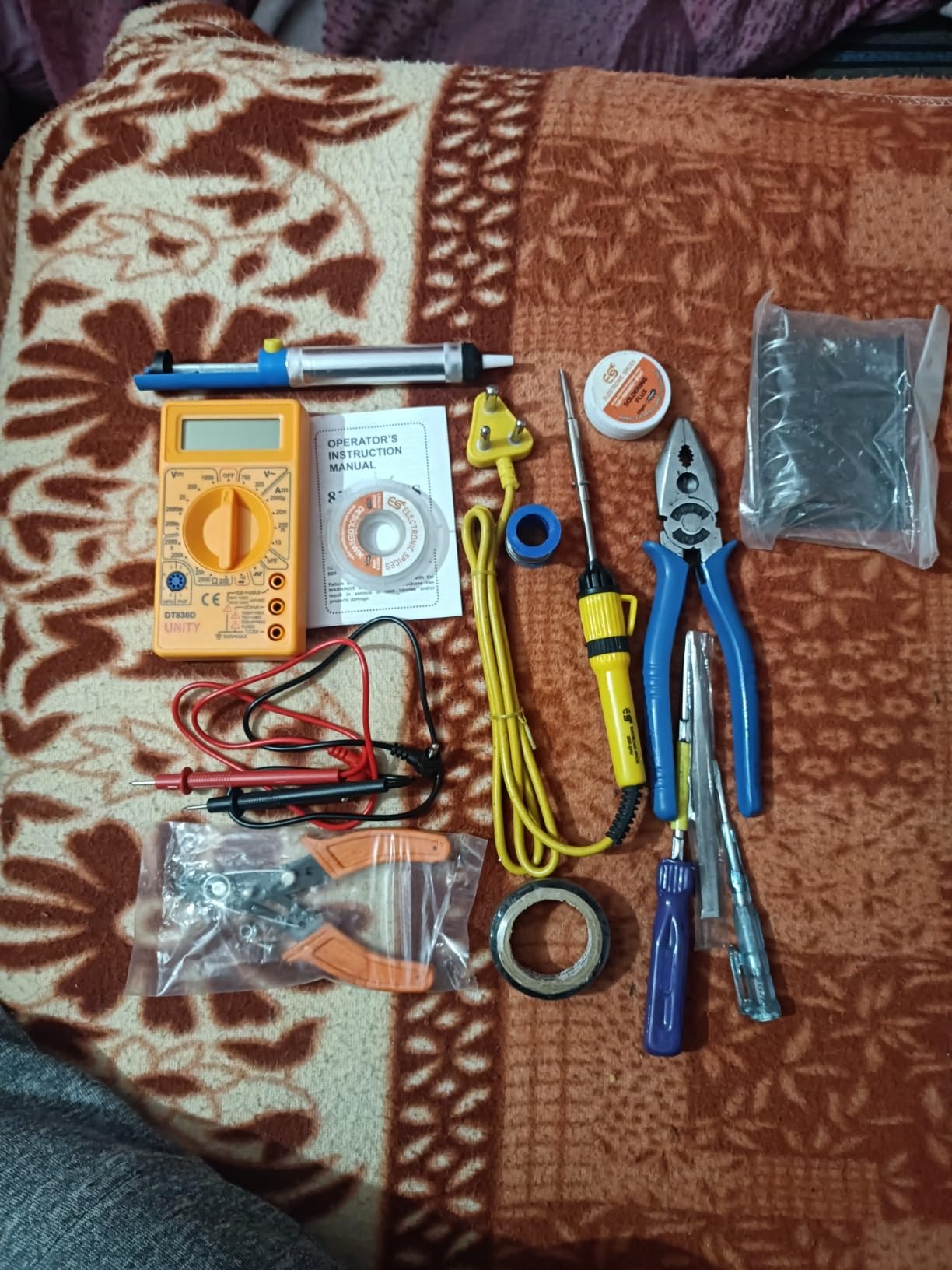 Electronic Spices Combo 16 in 1 25watt Soldering Iron Starter Kit ...