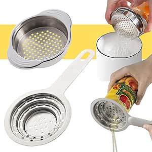 Amazon.com: Pack of 2 Universal Can Colanders – Multipurpose Food Grade ...