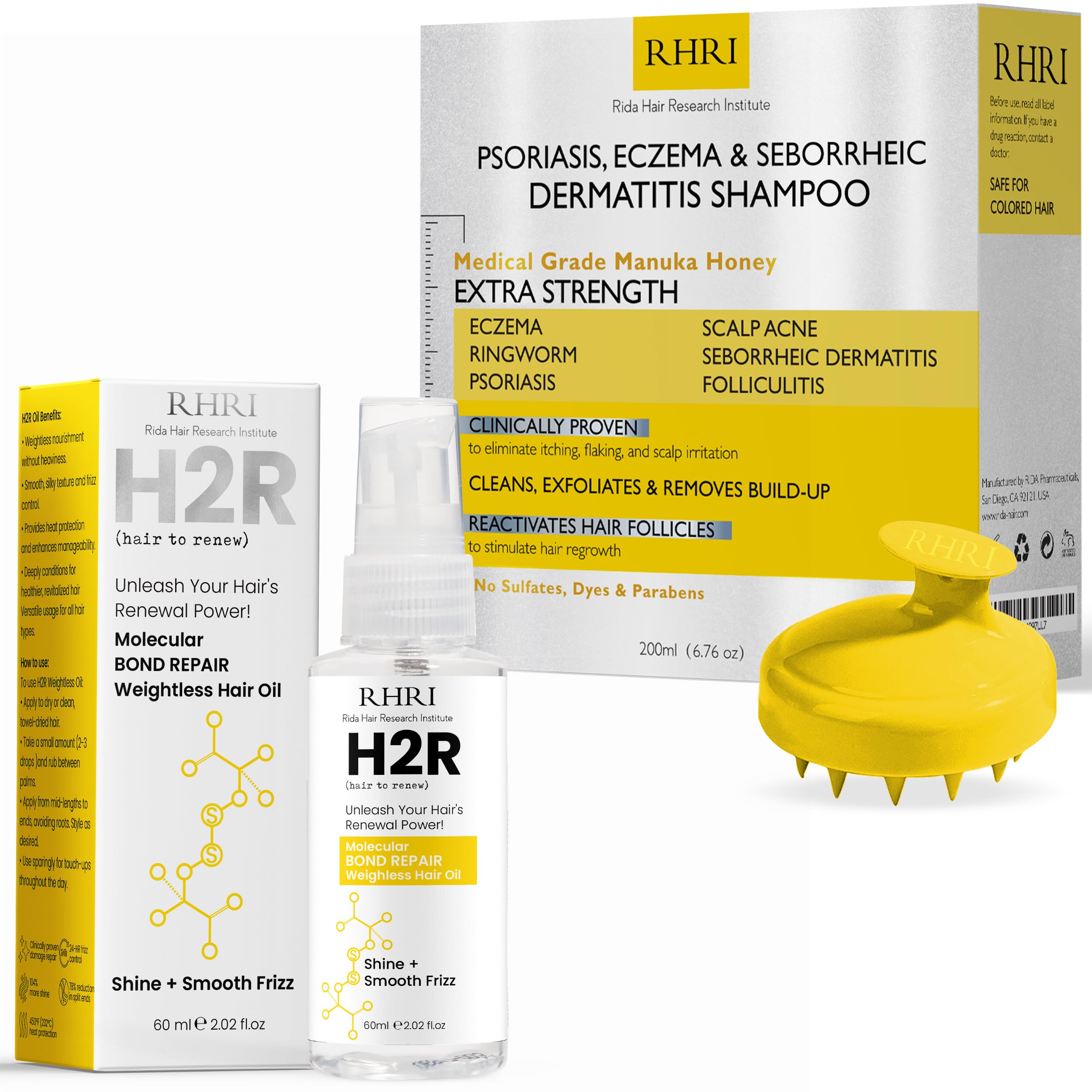 Amazon.com : Antifungal Psoriasis Shampoo, Eczema, Shampoo, Seborrheic ...