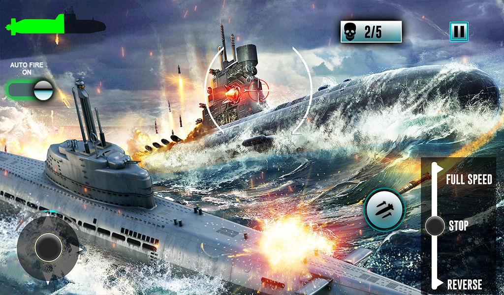 Real Submarine 3D Game For Kids: U-Boat Underwater Survival Simulator ...