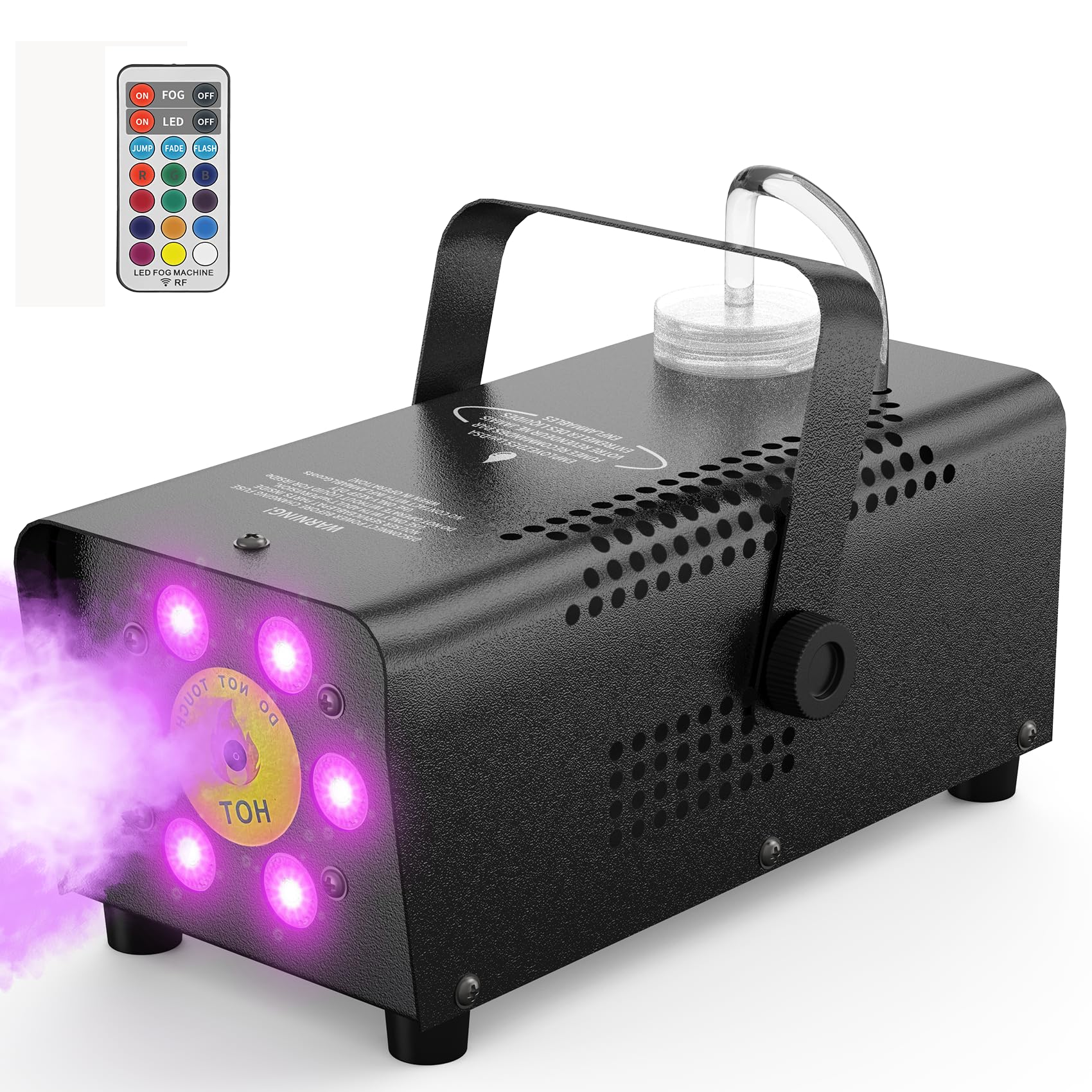 Amazon.com: ALLHOK Fog Machine with Light, 500W Smoke Machine Portable ...