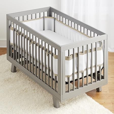 Amazon.com : BreathableBaby Breathable Mesh Crib Liner – Classic ...