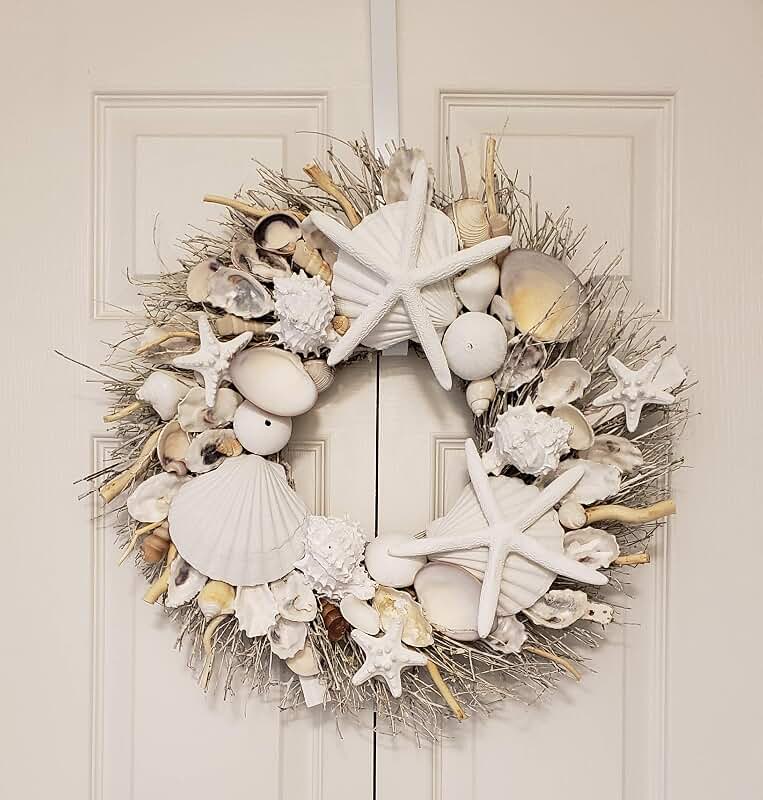Amazon.com: seashell door wreath