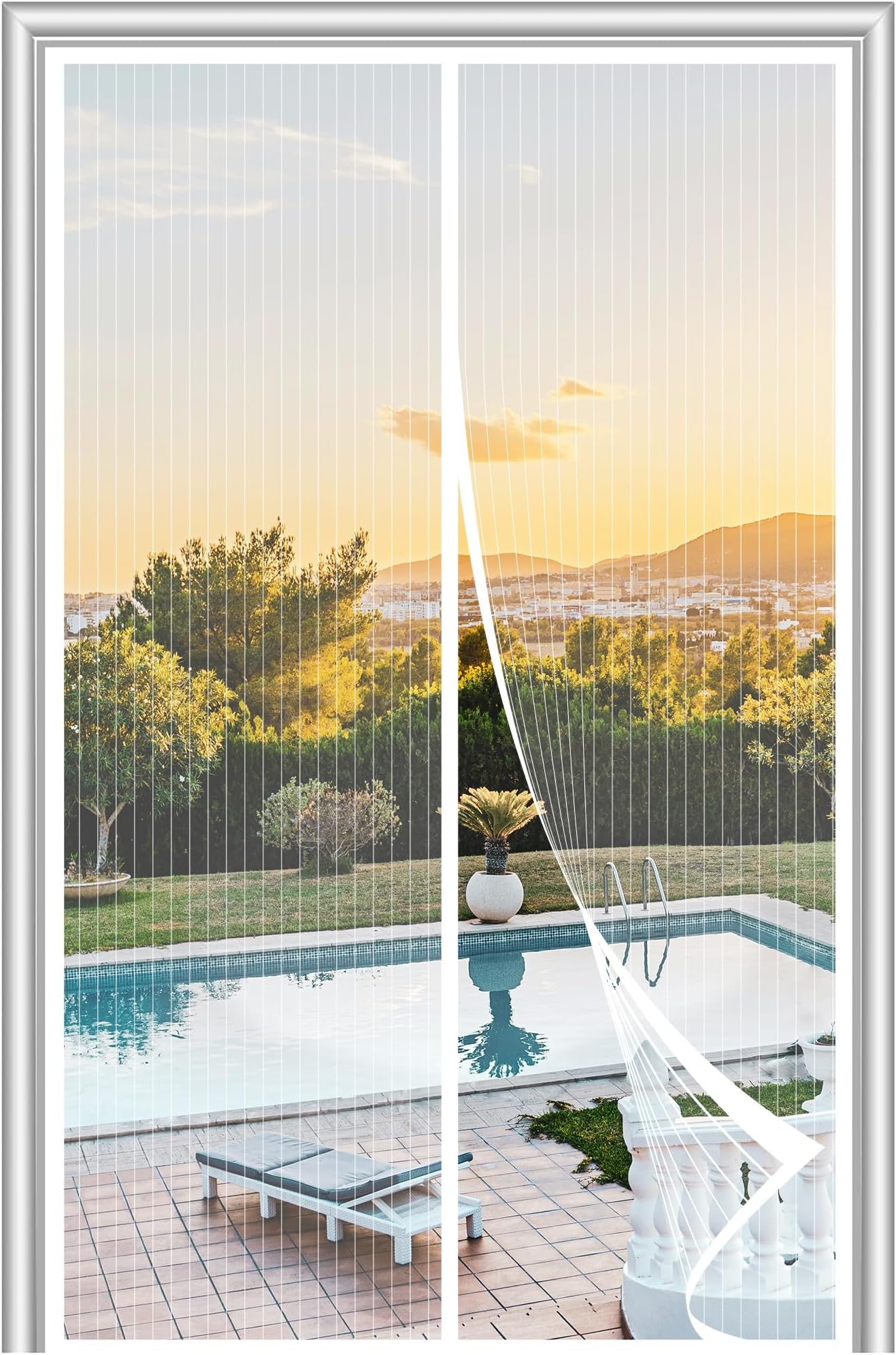 Tatuo Magnetic Screen Curtain Door Magnetic Closure Mosquito Net ...