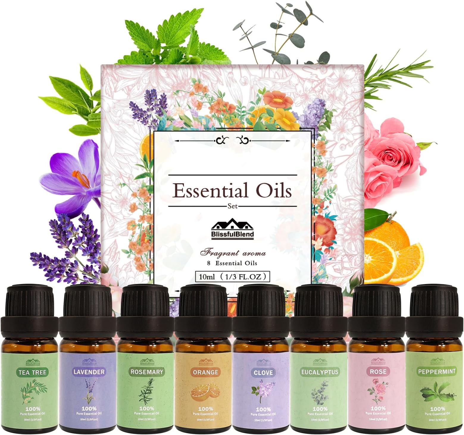 Amazon.com: Essential Oils Set by Pure Aroma - Top 6 Aromatherapy Oils ...