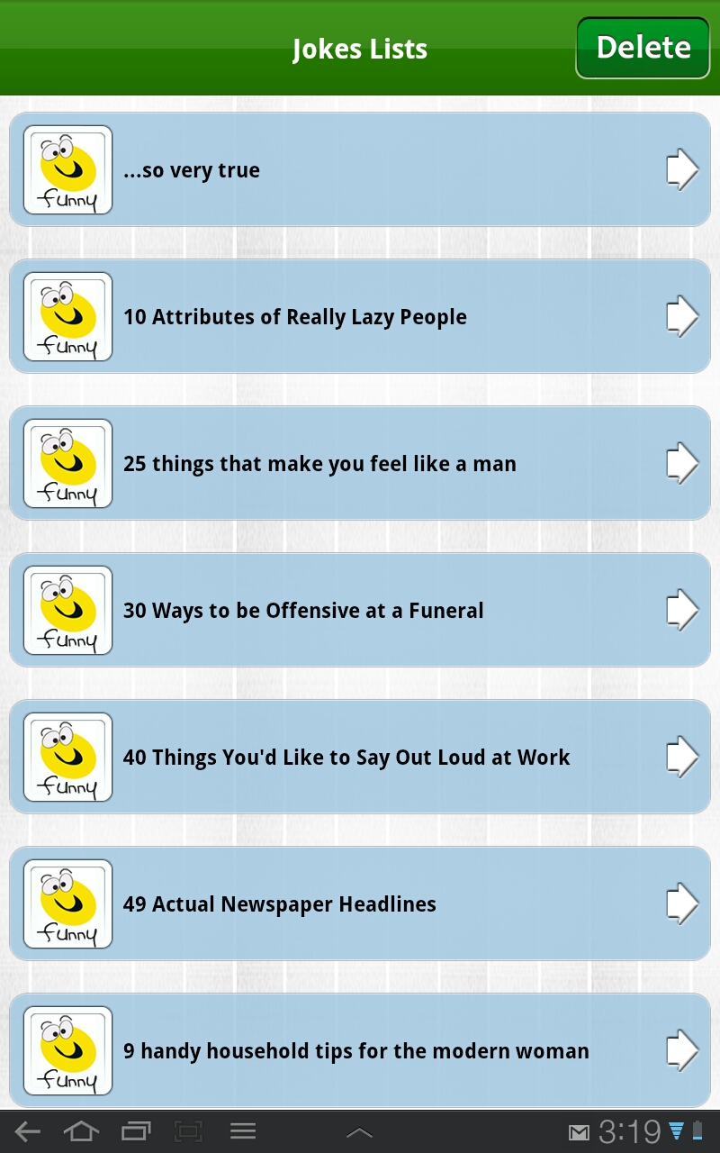 Aplicación UK Jokes Pro en Amazon Appstore