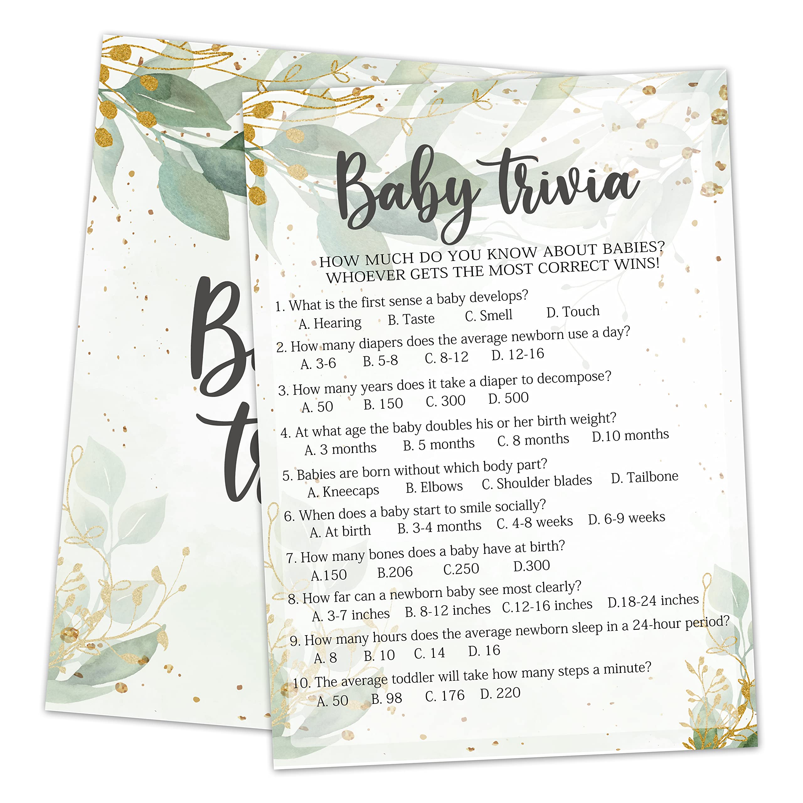 Free Baby Shower Trivia Questions And Answers at George Tarenorerer blog