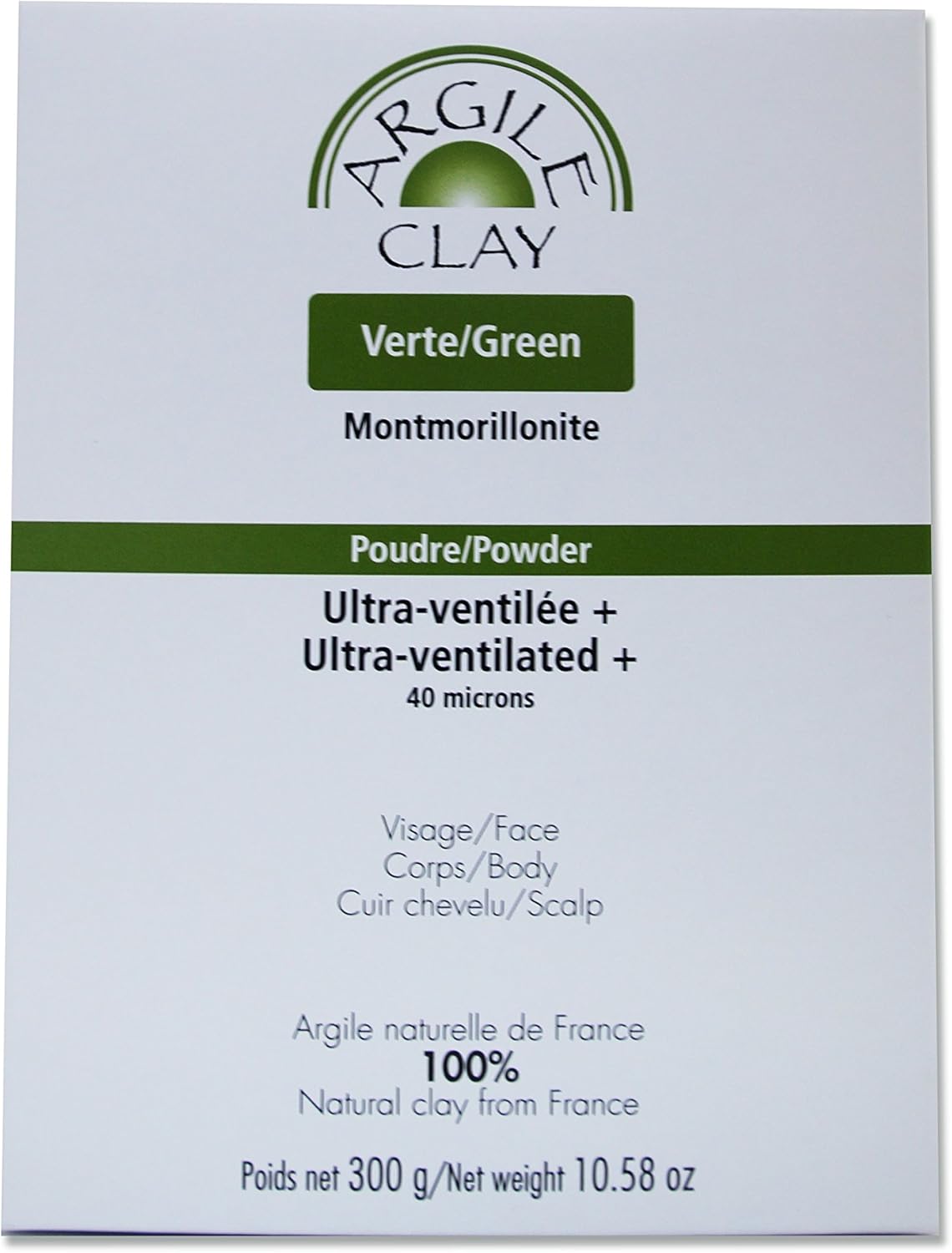 Amazon.com: Clay Green Montmorillonite Ultra-Ventilated | Argile Clay ...