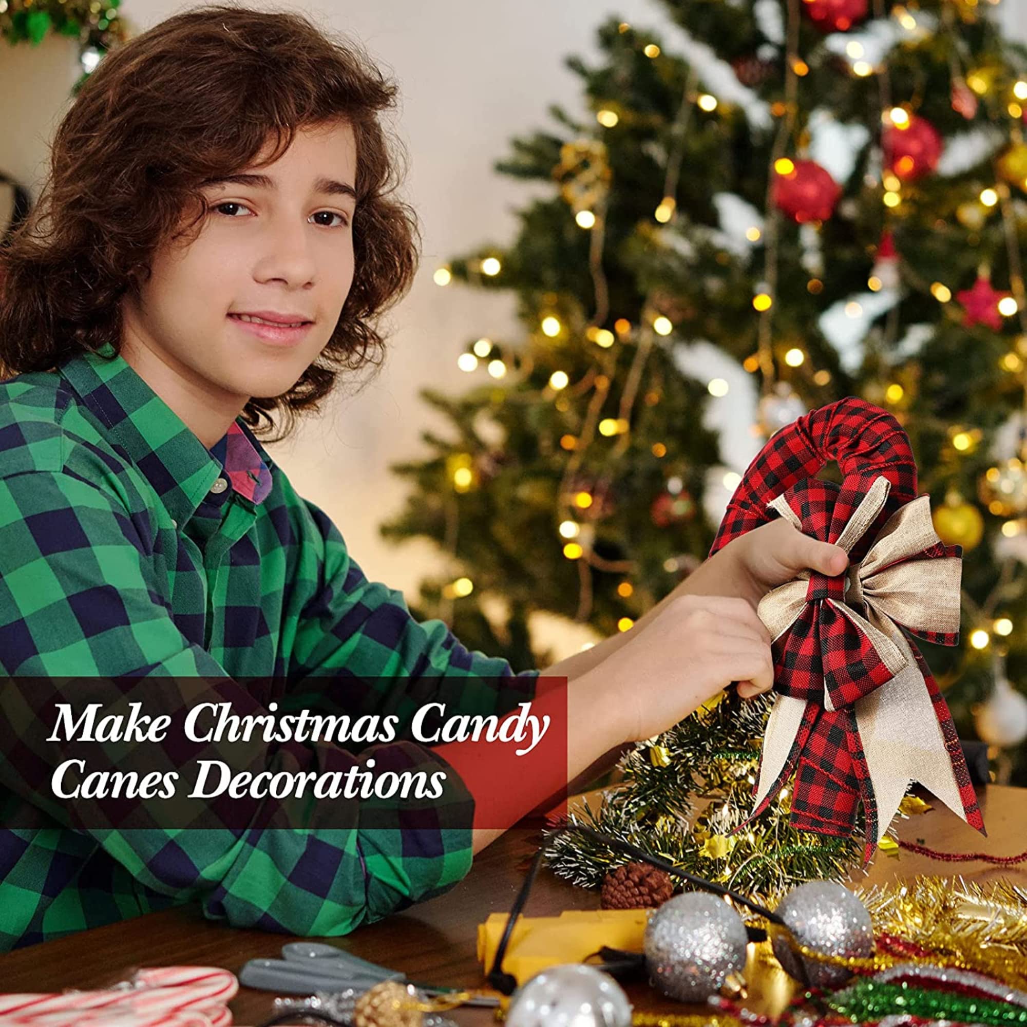 Metal Frames Candy Cane Wreath FSSTAM Candy Cane Metal Wire Wreath