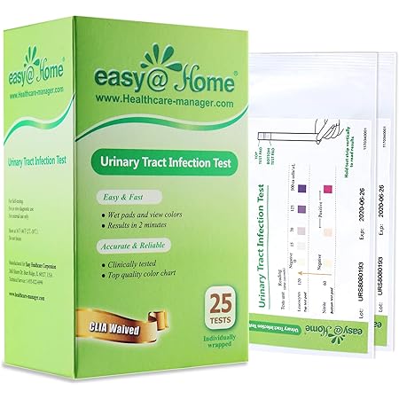 Amazon.com: Easy@Home 25 Individual Pouch Urinary Tract Infection Test ...
