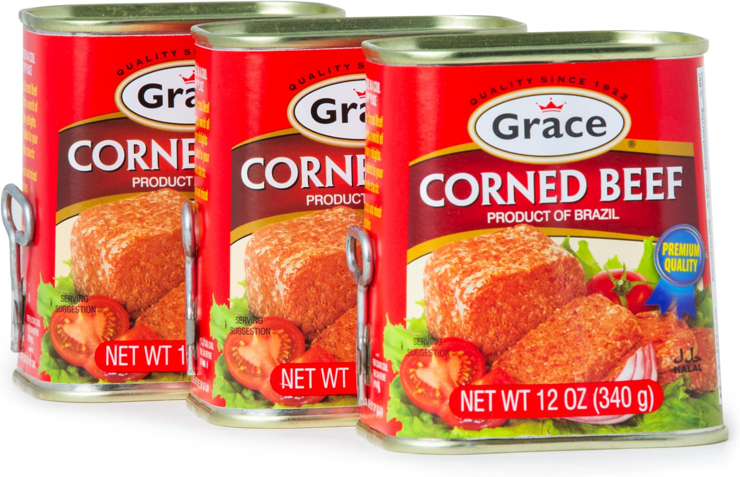 Amazon.com: Grace Corned Beef Canned 12oz (3 Pack) : Grocery & Gourmet Food