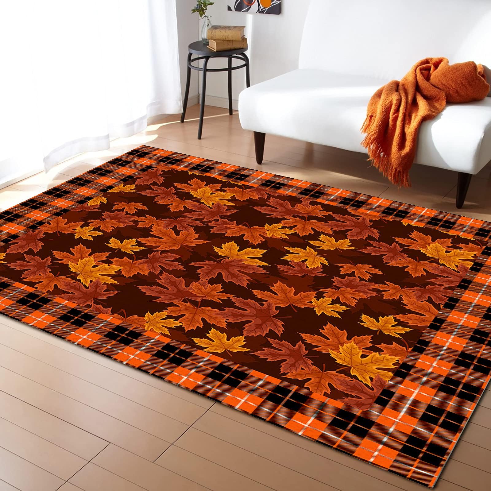 Amazon.com: Maple Leaf Pattern Carpet - Amazing Maple Leaves Area Rugs ...