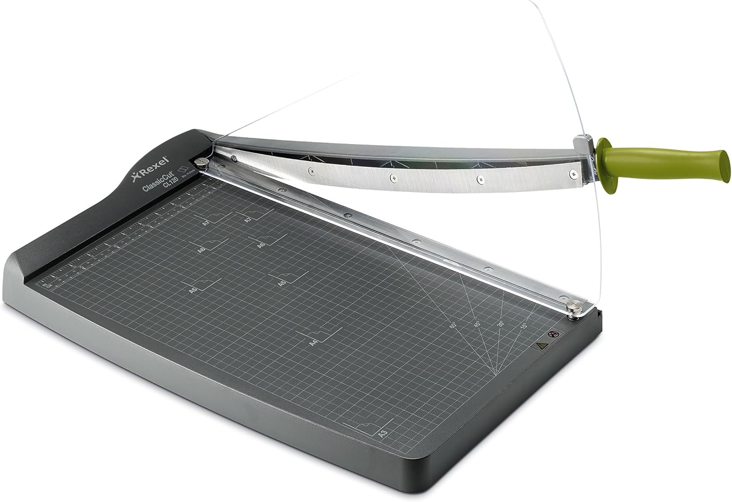 Amazon.com : Rexel ClassicCut CL120 Guillotine A3 Charcoal 10 Sheet ...