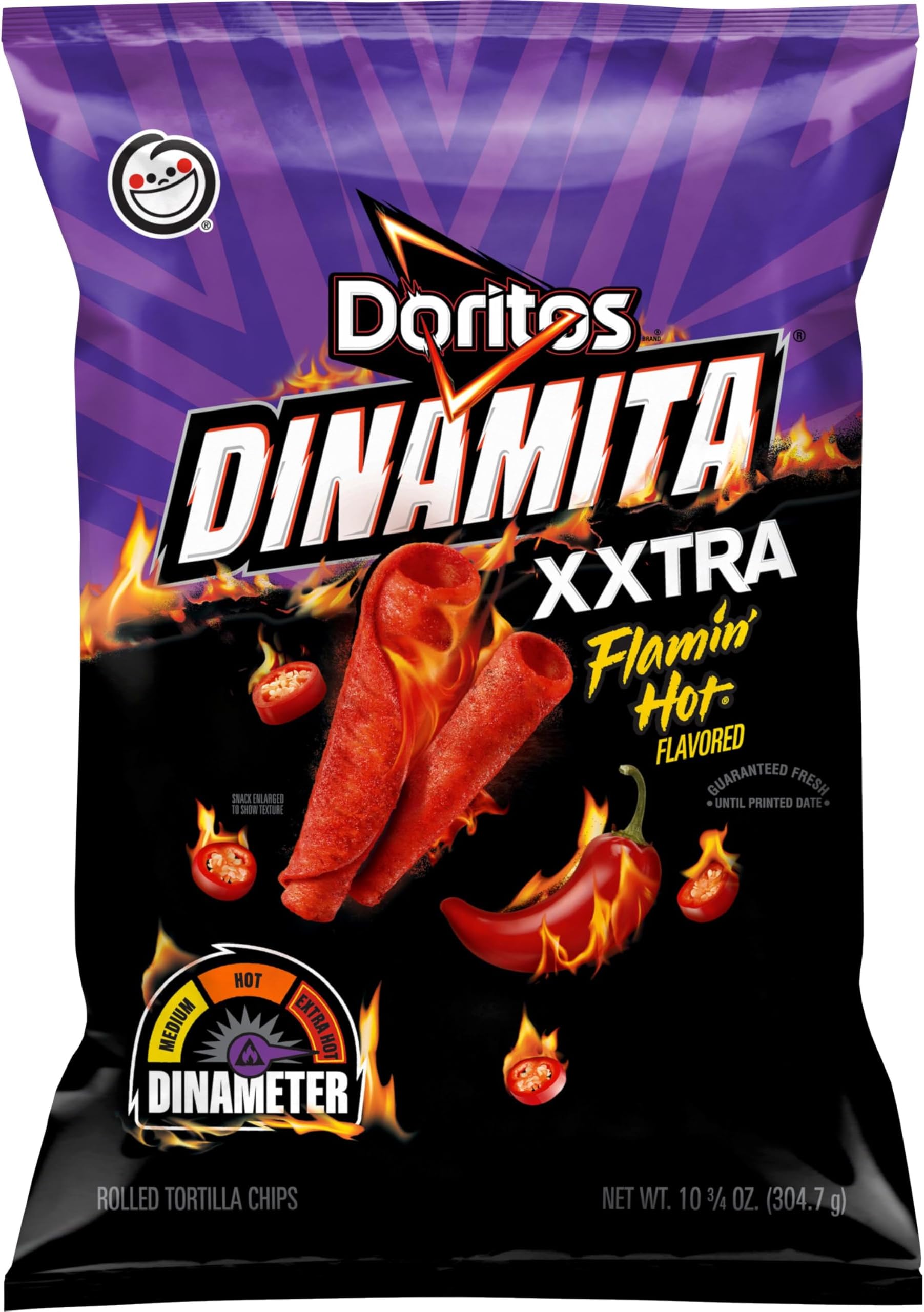 Amazon.com: Doritos Dinamita Tortilla Chips, Xxtra Flamin' Hot, 10.75 ...