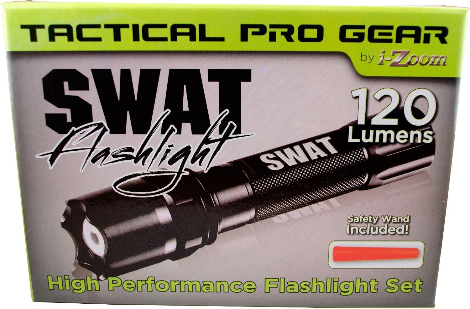 Amazon.com: Tactical Pro Swat Flashlight - 120 Lumens by iZOOM : Sports ...