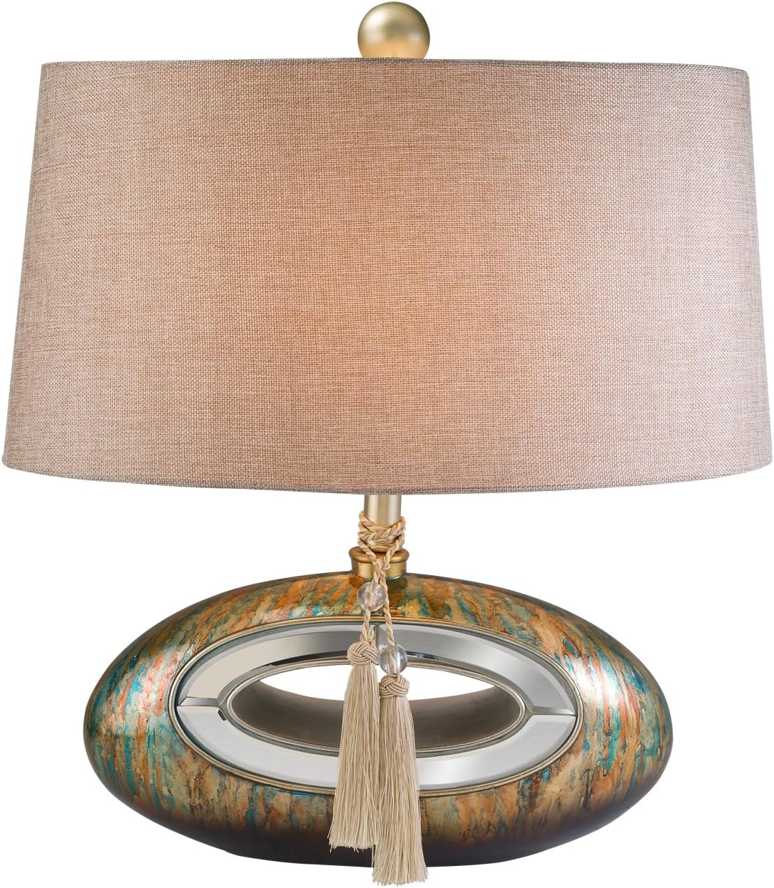 Amazon.com: OK Lighting Peacock Plume Table Lamp : Tools & Home Improvement