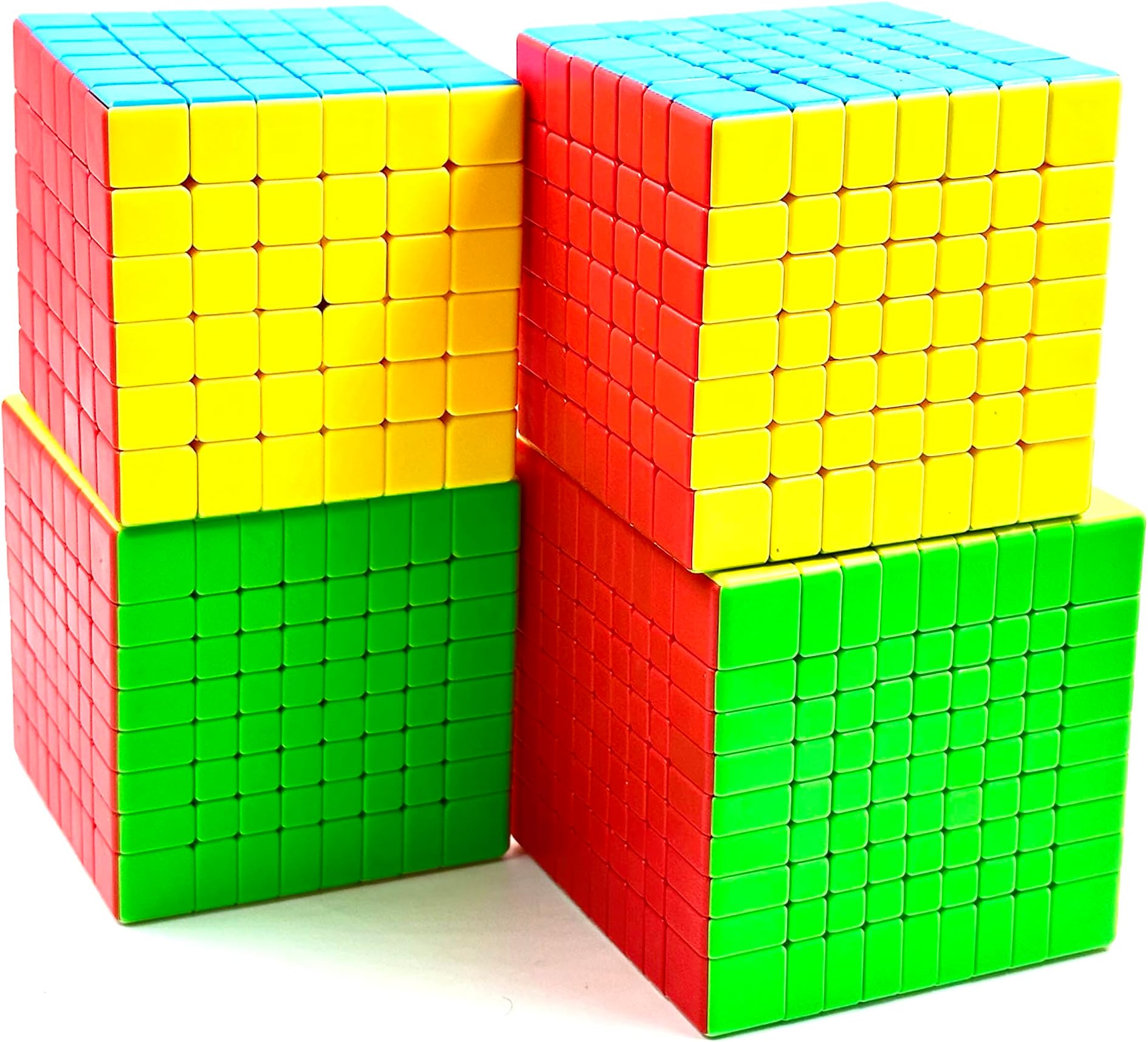 D ETERNAL Stickerless Speed Cube Combo Set 6x6 7x7 8x8 9x9 Cube Puzzles ...