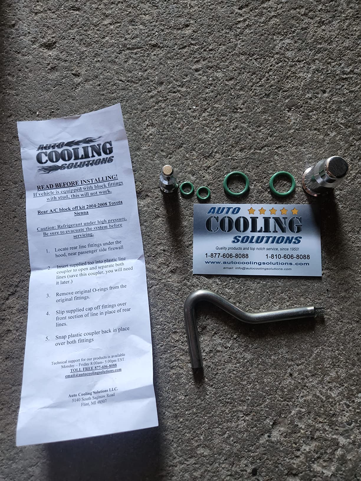 Amazon.com: Rear AC Block Off Kit, Fits: 2004-2008 Sienna : Automotive